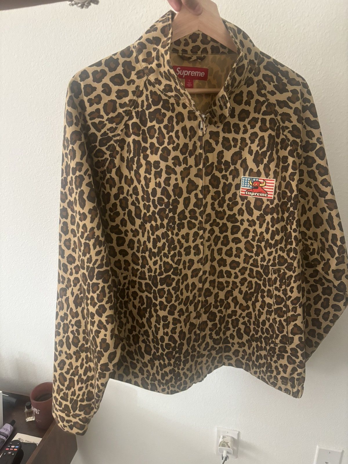 Supreme × Toy Machine Supreme x Toy Machine Harrington Jacket (Leopard ...