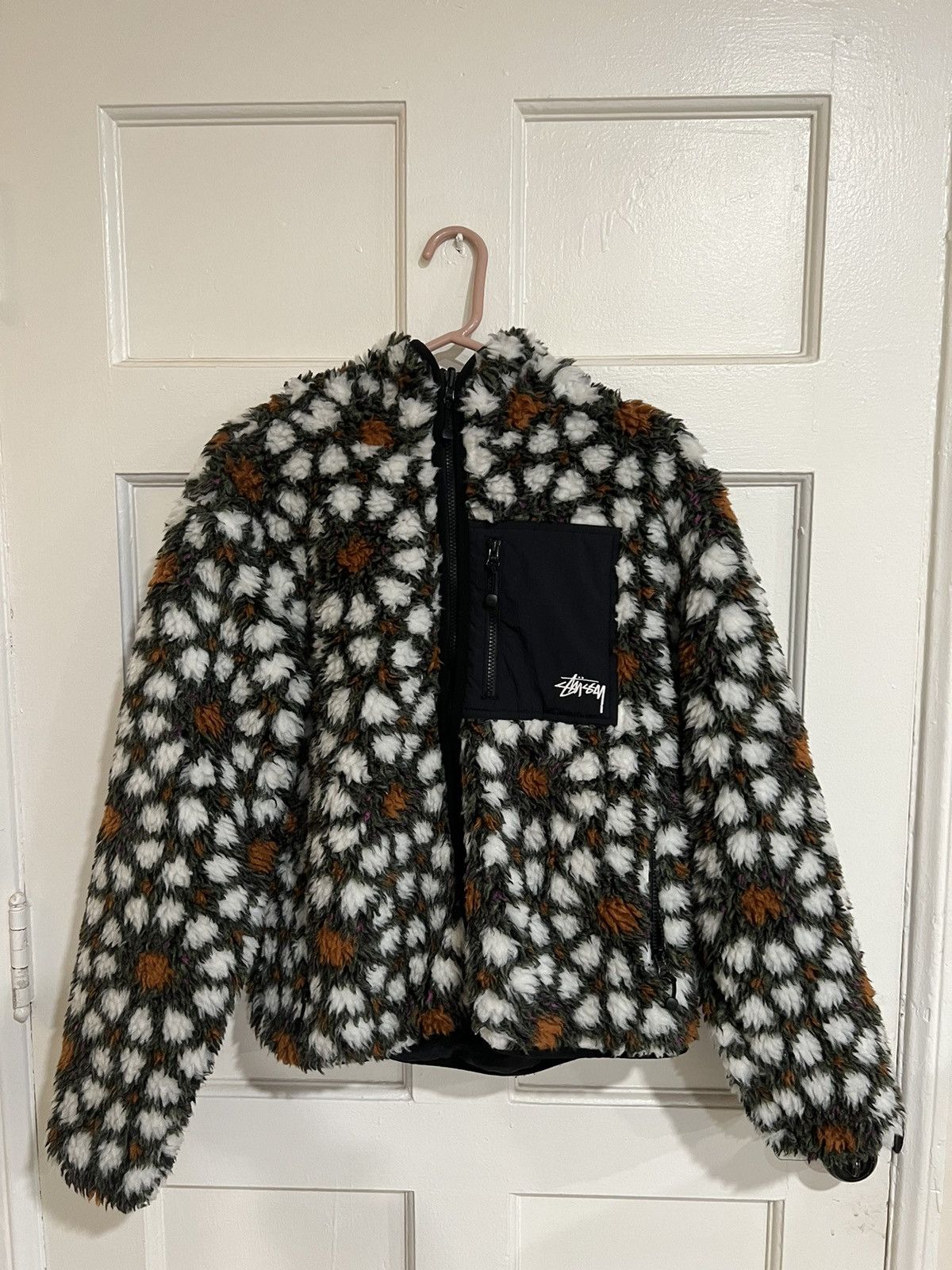 Stussy Stussy Pattern Sherpa Jacket | Grailed