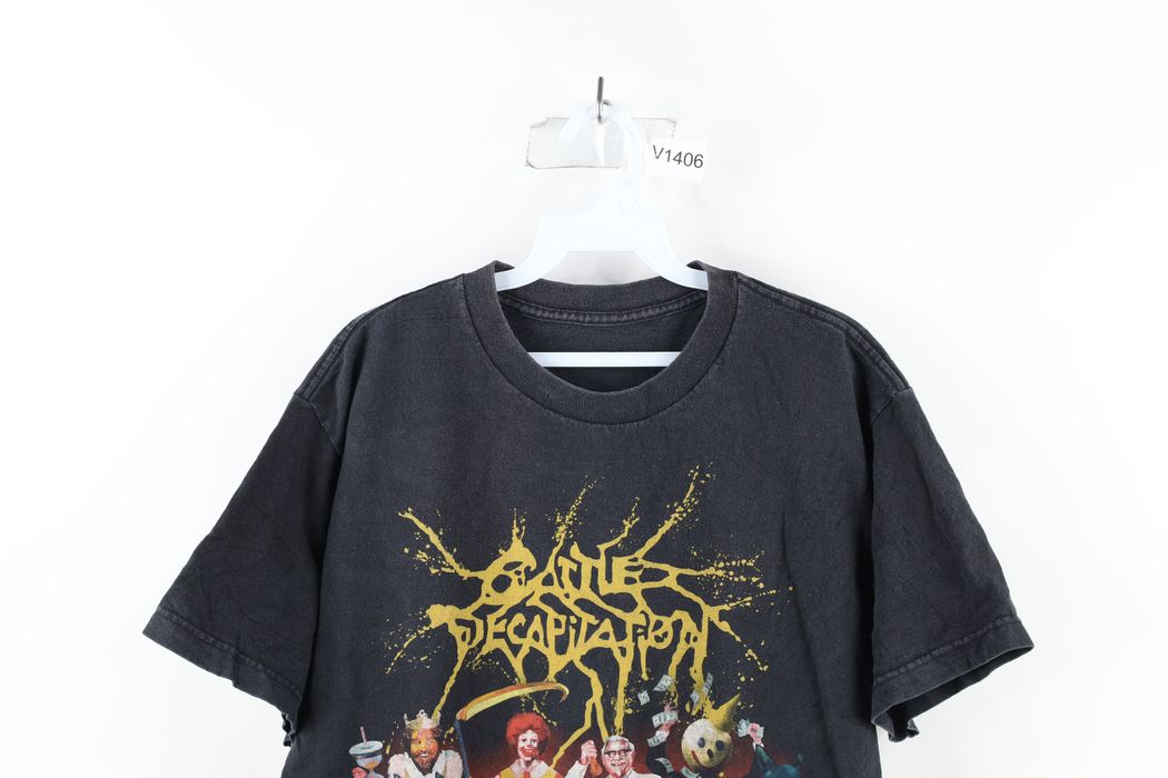 Vintage Vintage Four Horsemen Cattle Decapitation Band T-Shirt Black ...