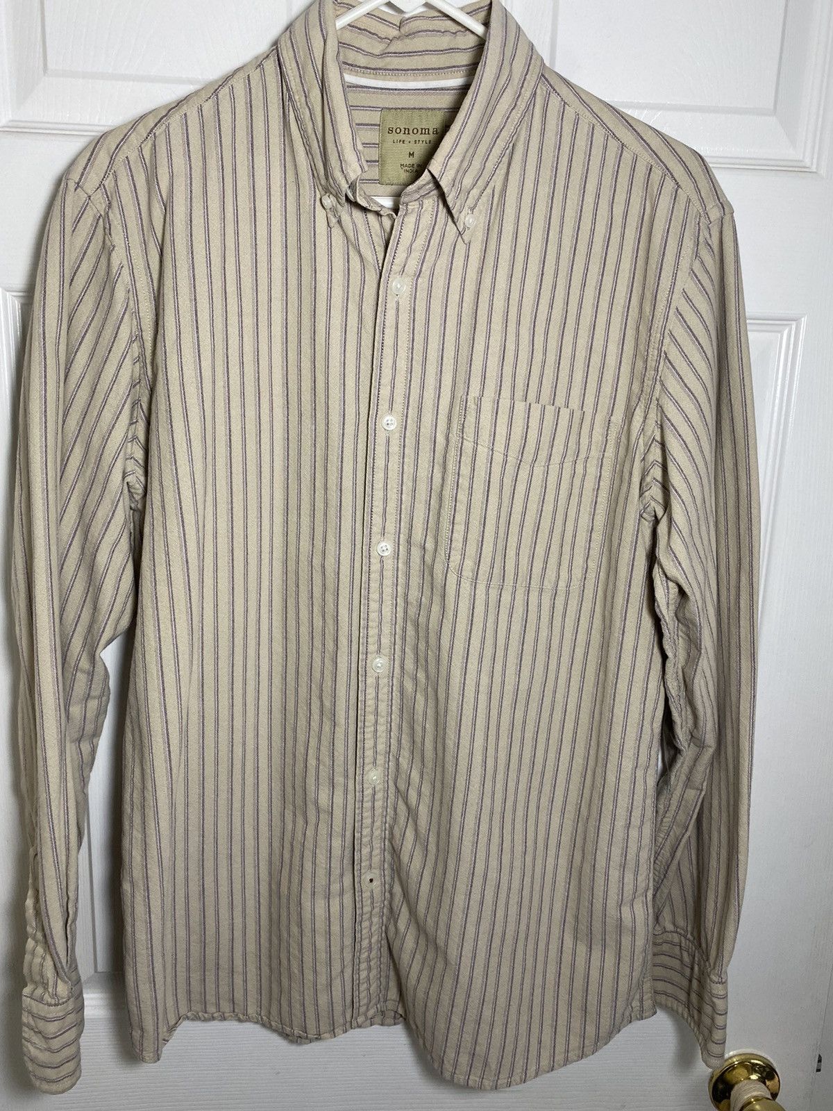 Sonoma Vintage sonoma tan button up shirt | Grailed