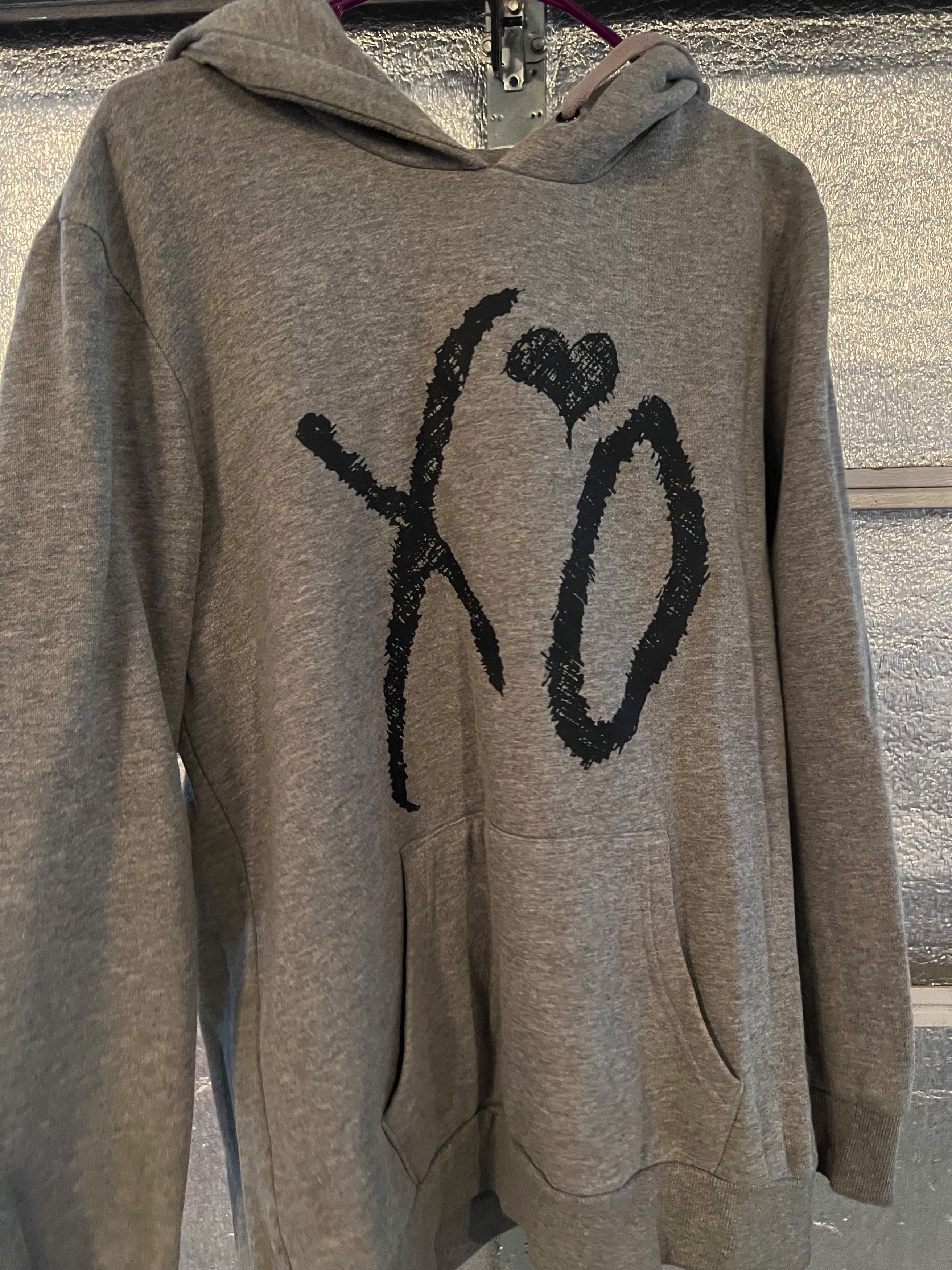 The Weeknd × XO The Weeknd Grey XO Hoodie with Lip biting Size Medium ...