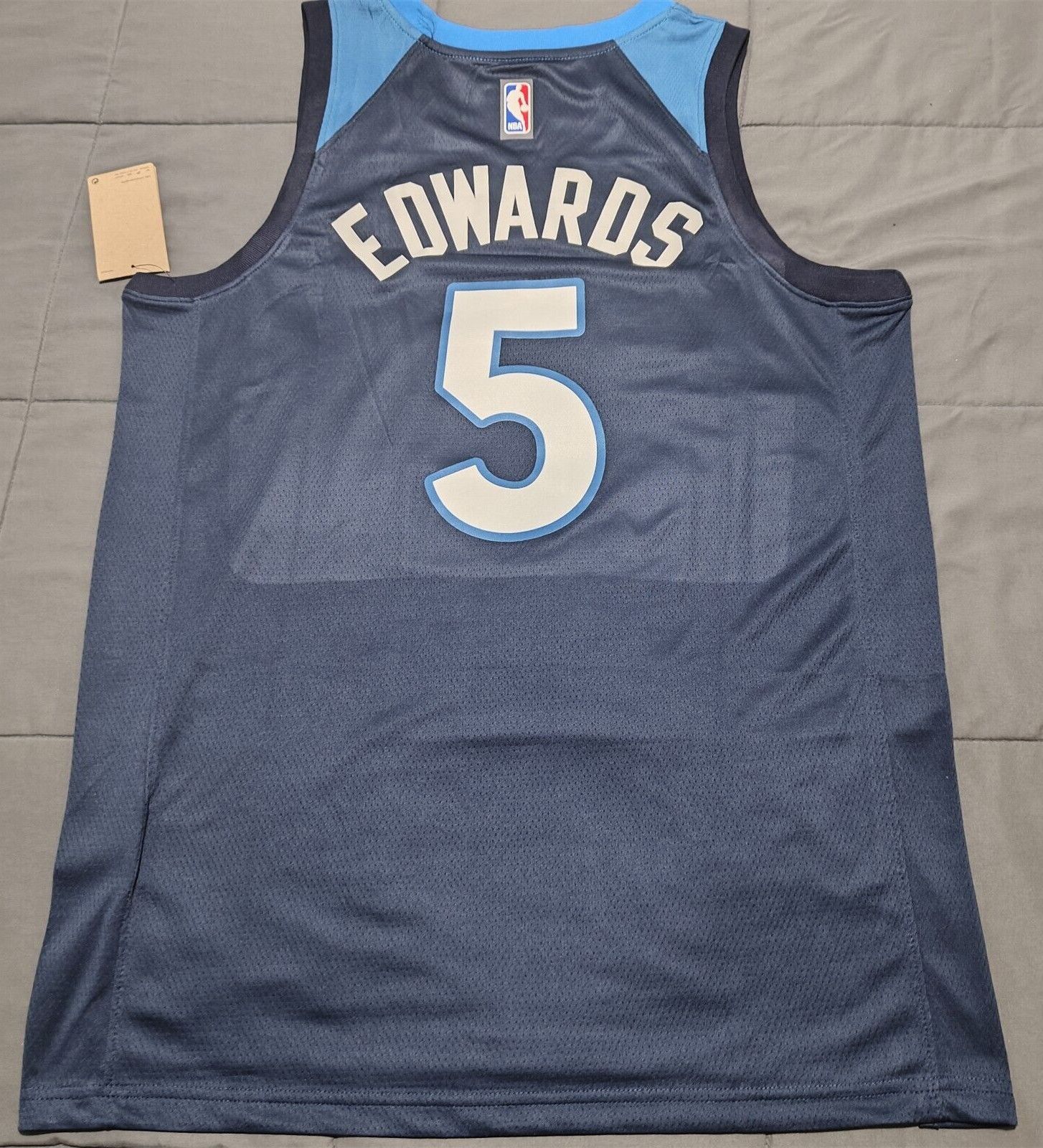 NBA Minnesota Timberwolves #5 Anthony Edwards Jersey Black | Grailed