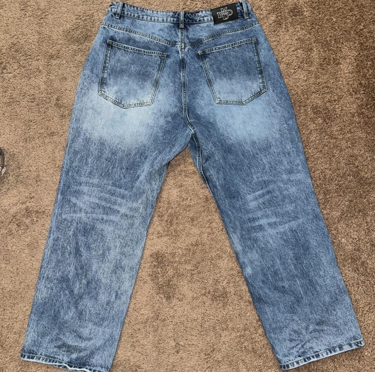 Streetwear HMDD Chim Outline Jeans | Grailed