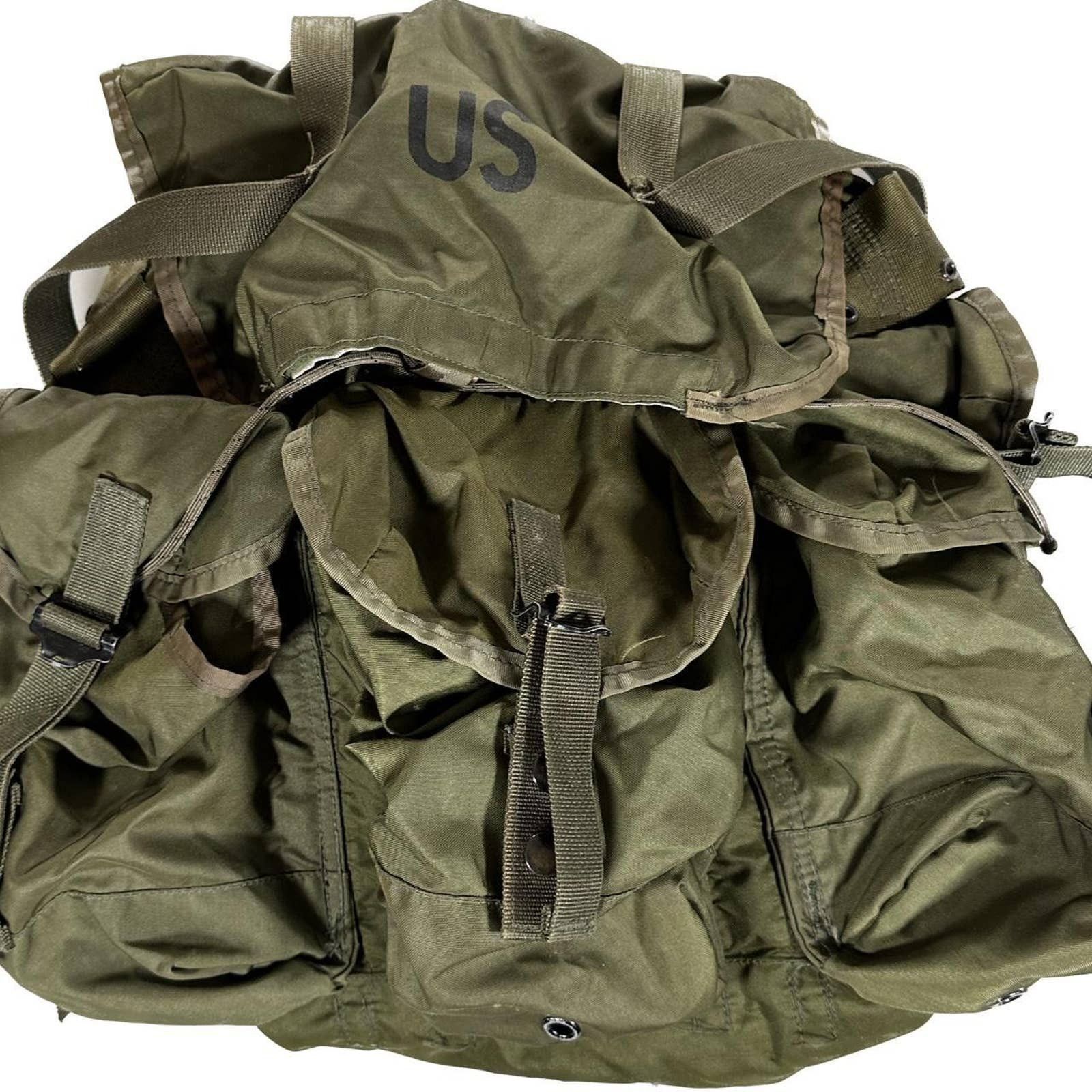 Streetwear × Vintage Vintage Army Backpack Green USA 70s Tactical Field ...