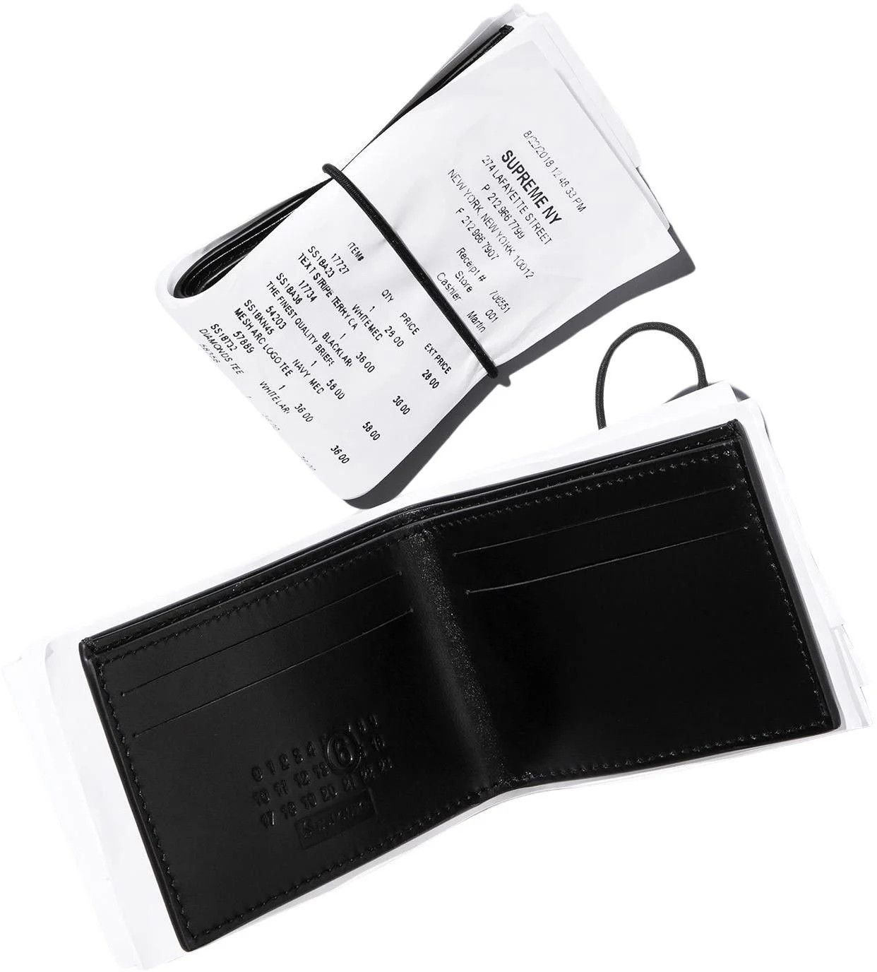 Supreme MM6 MAISON MARGIELA RECEIPT WALLET | Grailed