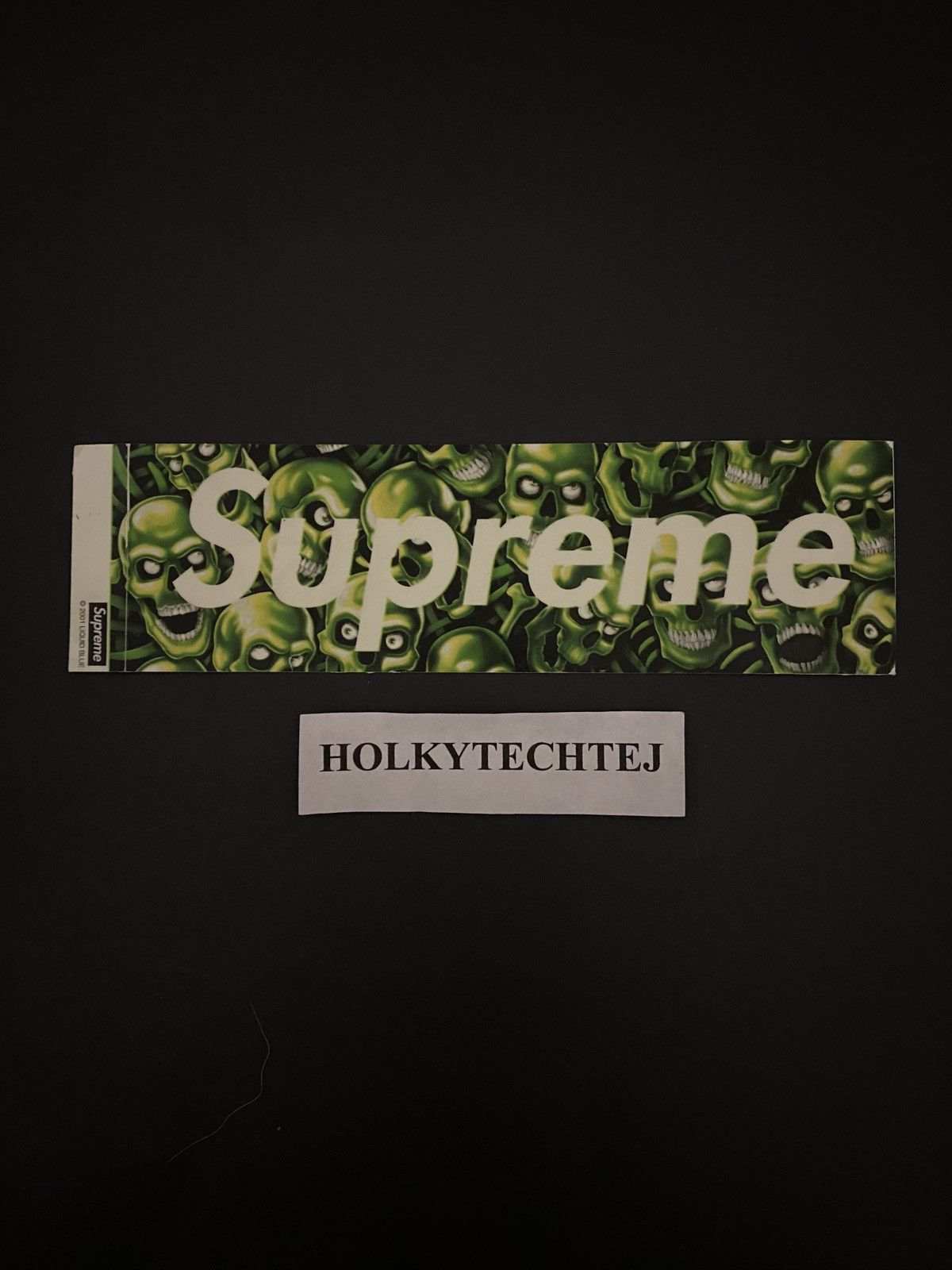 Supreme Supreme Skull Pile Box Logo Sticker | Grailed