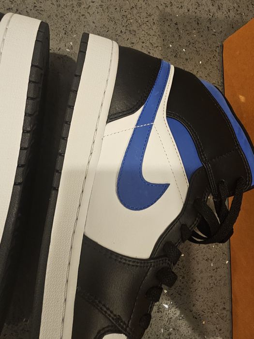 Nike Nike Air Jordan 1 Retro Mid Game Royal Blue White Black | Grailed