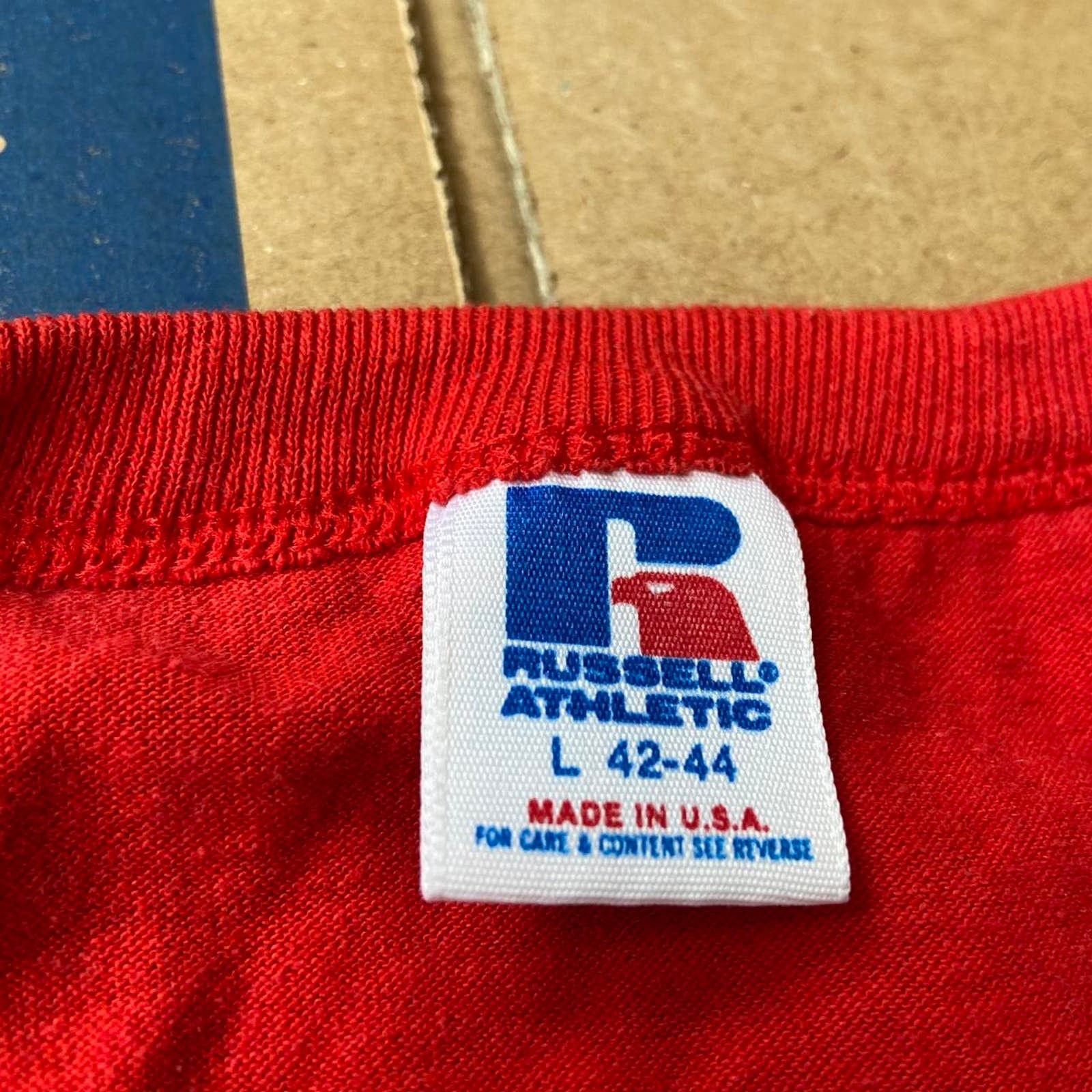 Russell Athletic Vintage 90s russell athletics red | Grailed