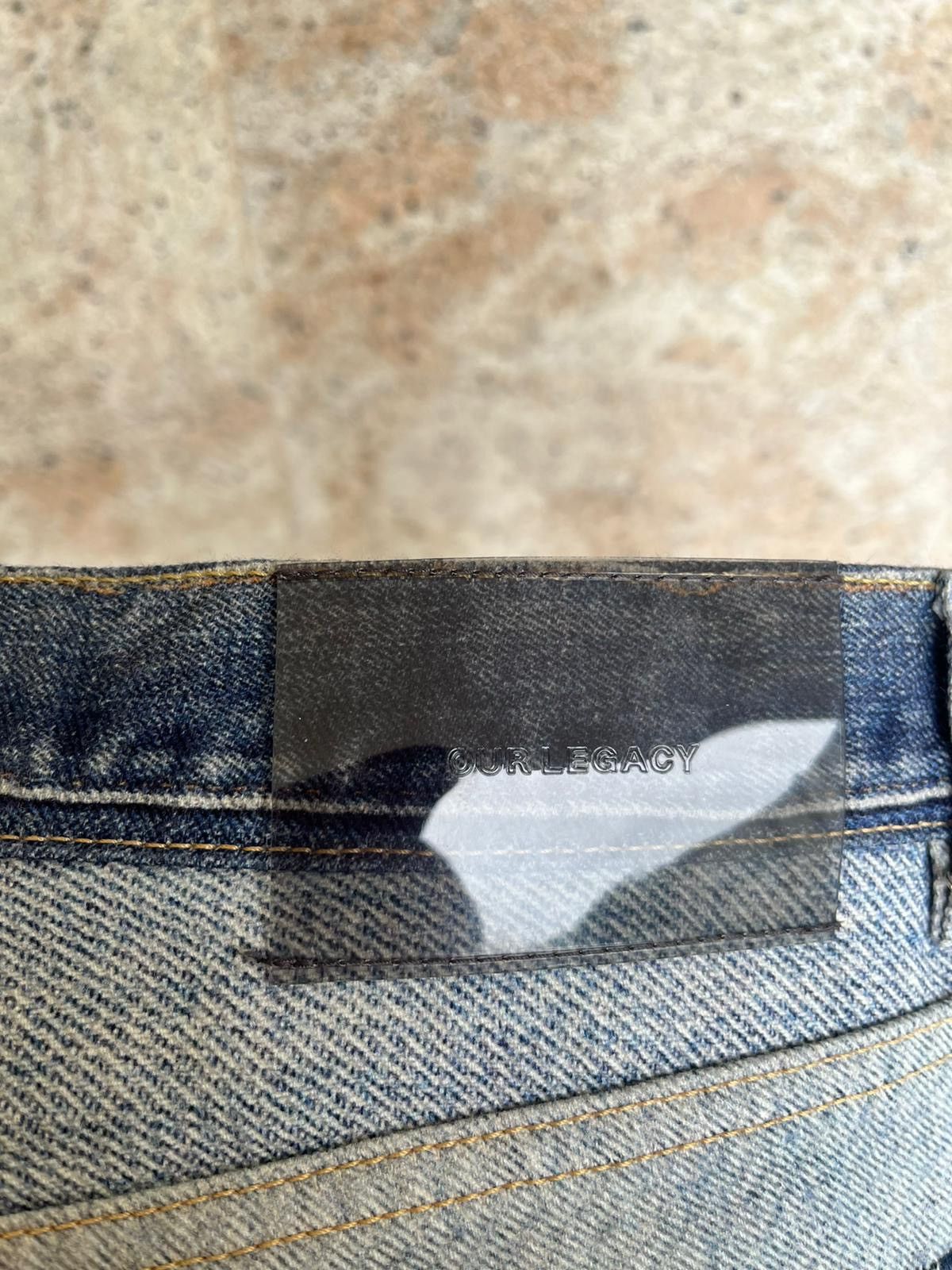 Our Legacy Third Cut Digital Denim Print in Light Blue | Grailed