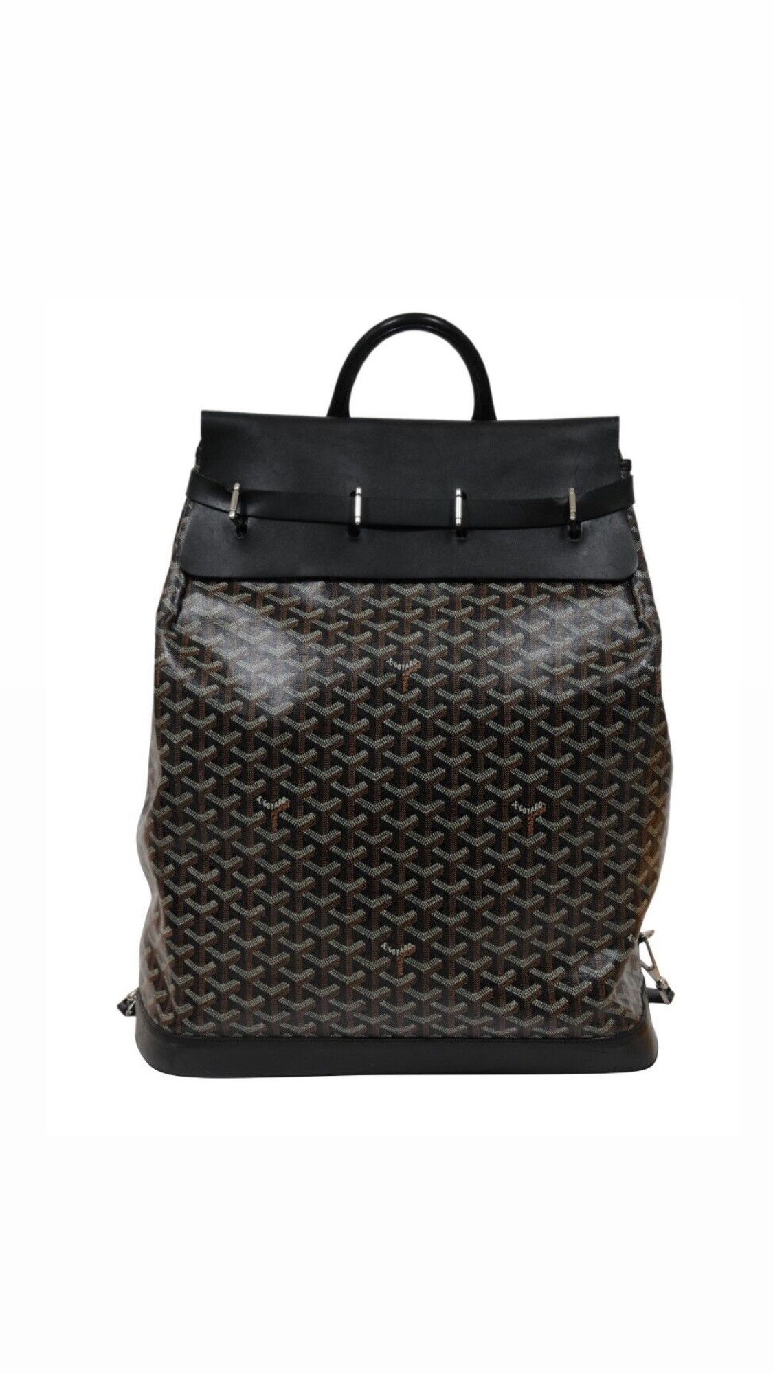 Goyard Steamer PM Backpack Black Travel Carry On - 02040 | Grailed