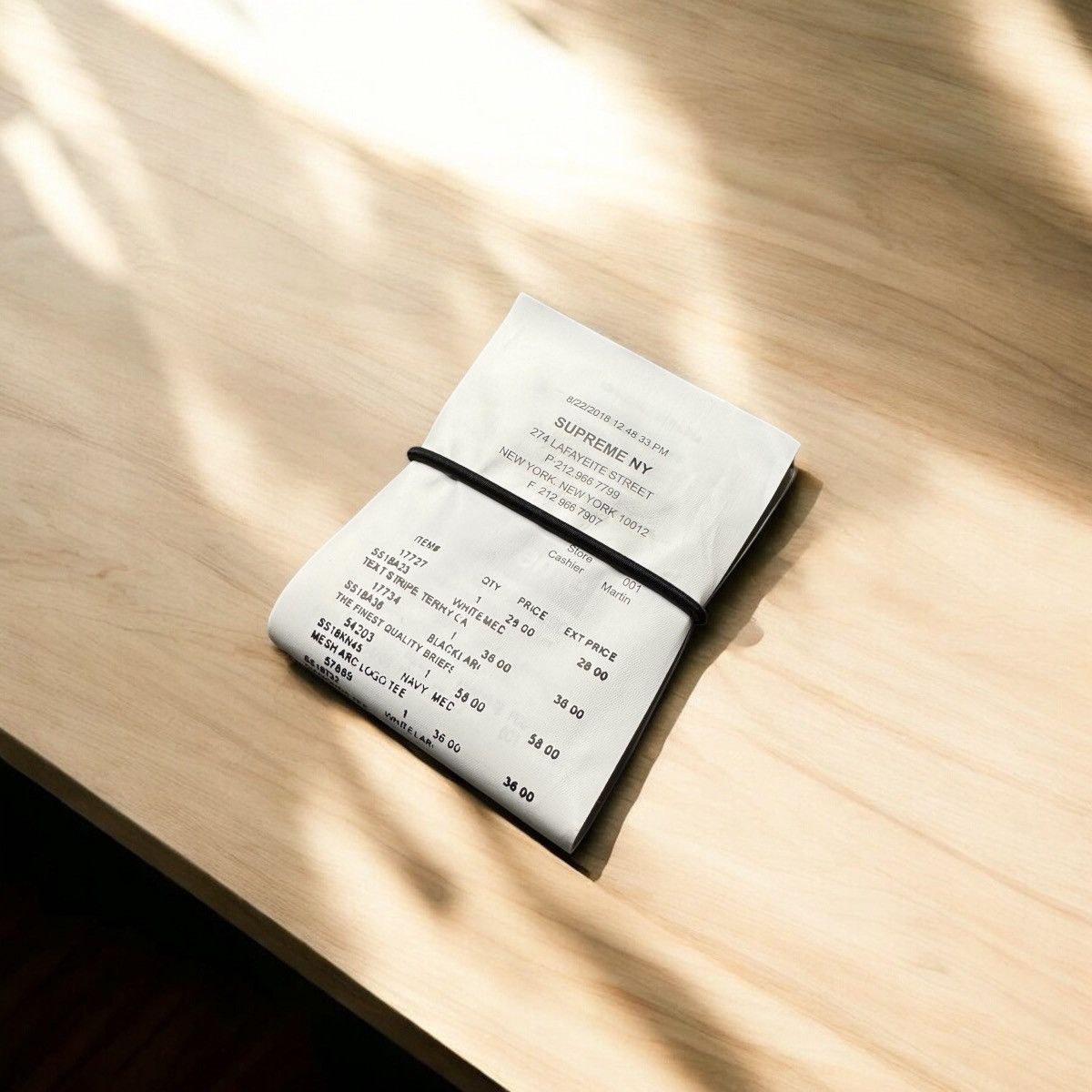 Maison Margiela × Supreme Supreme x MM6 Receipt Wallet | Grailed