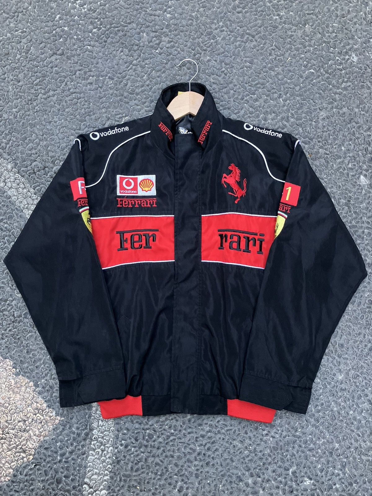 Ferrari × Formula 1 × Racing Y2k Ferrari Scuderia Team Race Jacket ...