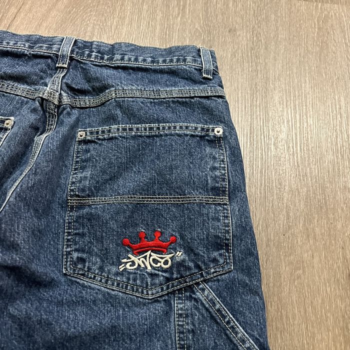 Vintage Vintage JNCO Denim Carpenter Shorts Crown Y2K Rave Jorts | Grailed