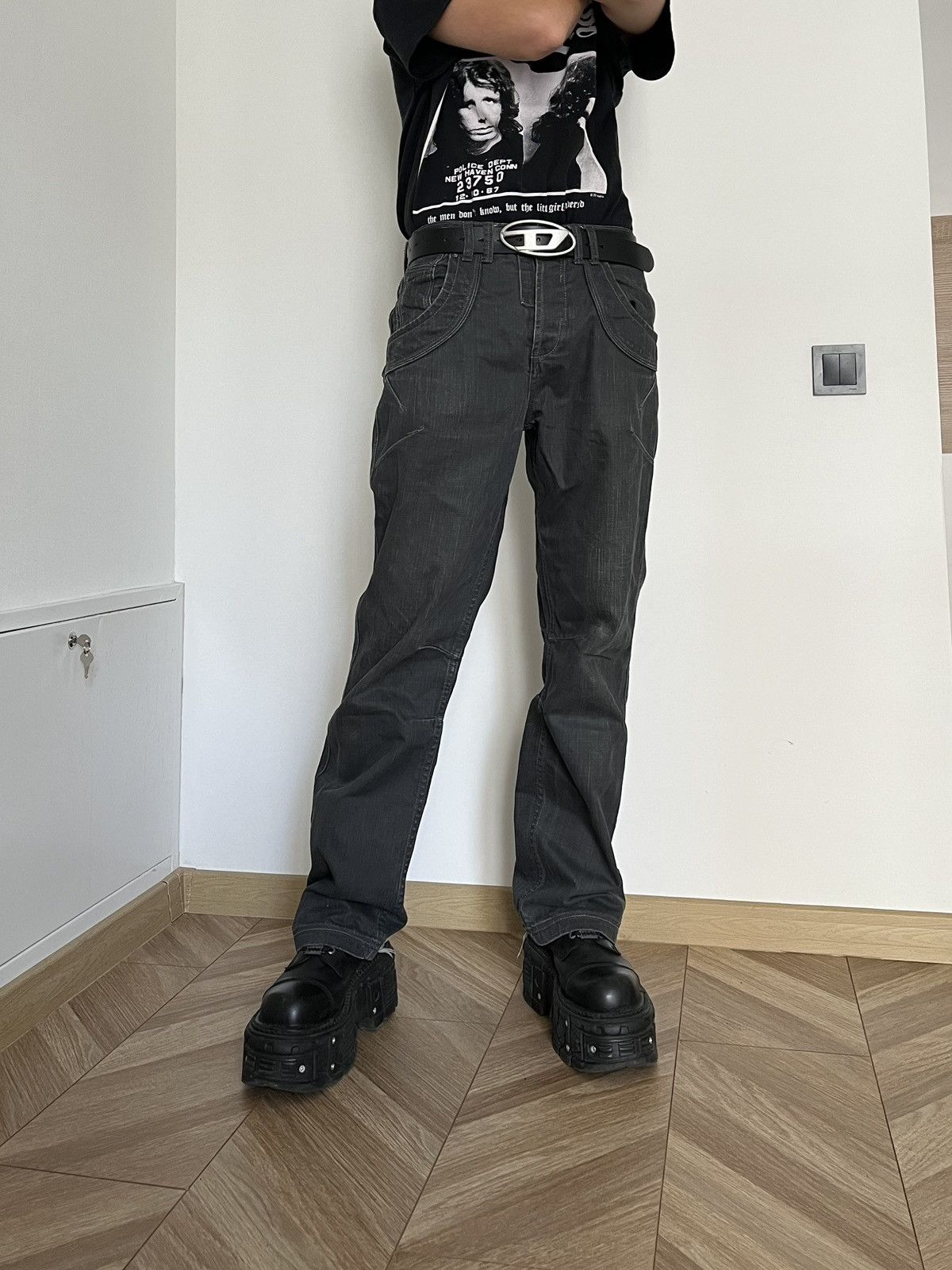 Japanese Brand × Rare × Streetwear Vintage Emo Jeans 90’s rock style ...