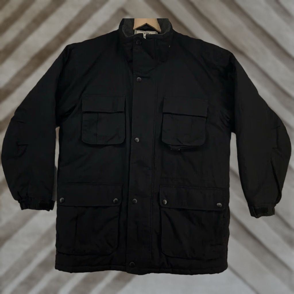 Vintage VINTAGE Aberdeen Collection Chore Coat Mens L Black Quilted ...