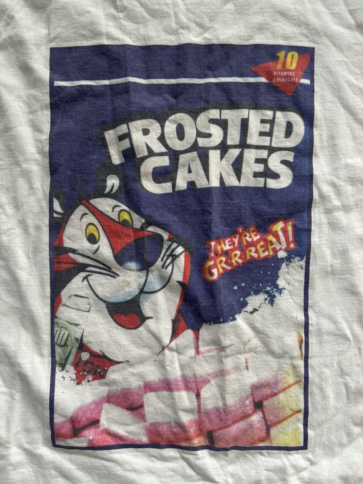 Humor × Vintage vintage frosted flakes coke parody tee | Grailed
