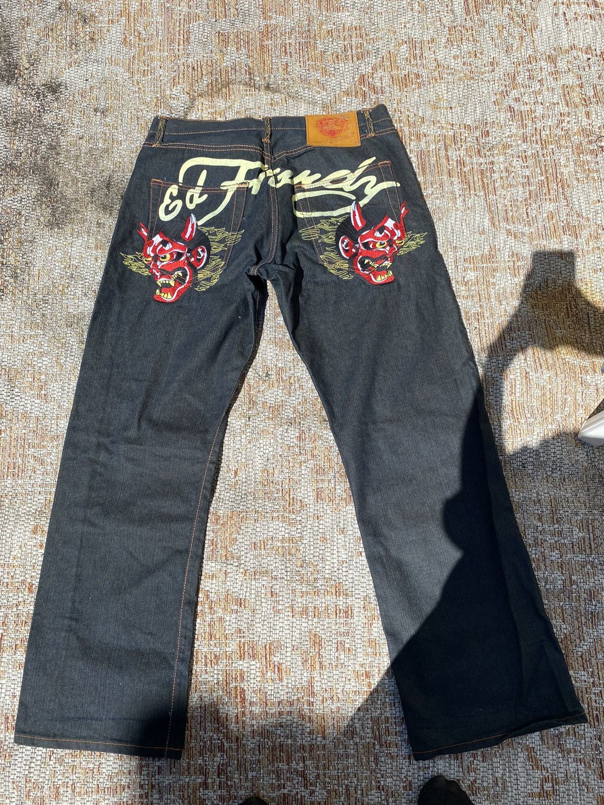 Ed Hardy Rare Vintage 2007 Ed Hardy Demon Pockets Devil Pockets. | Grailed