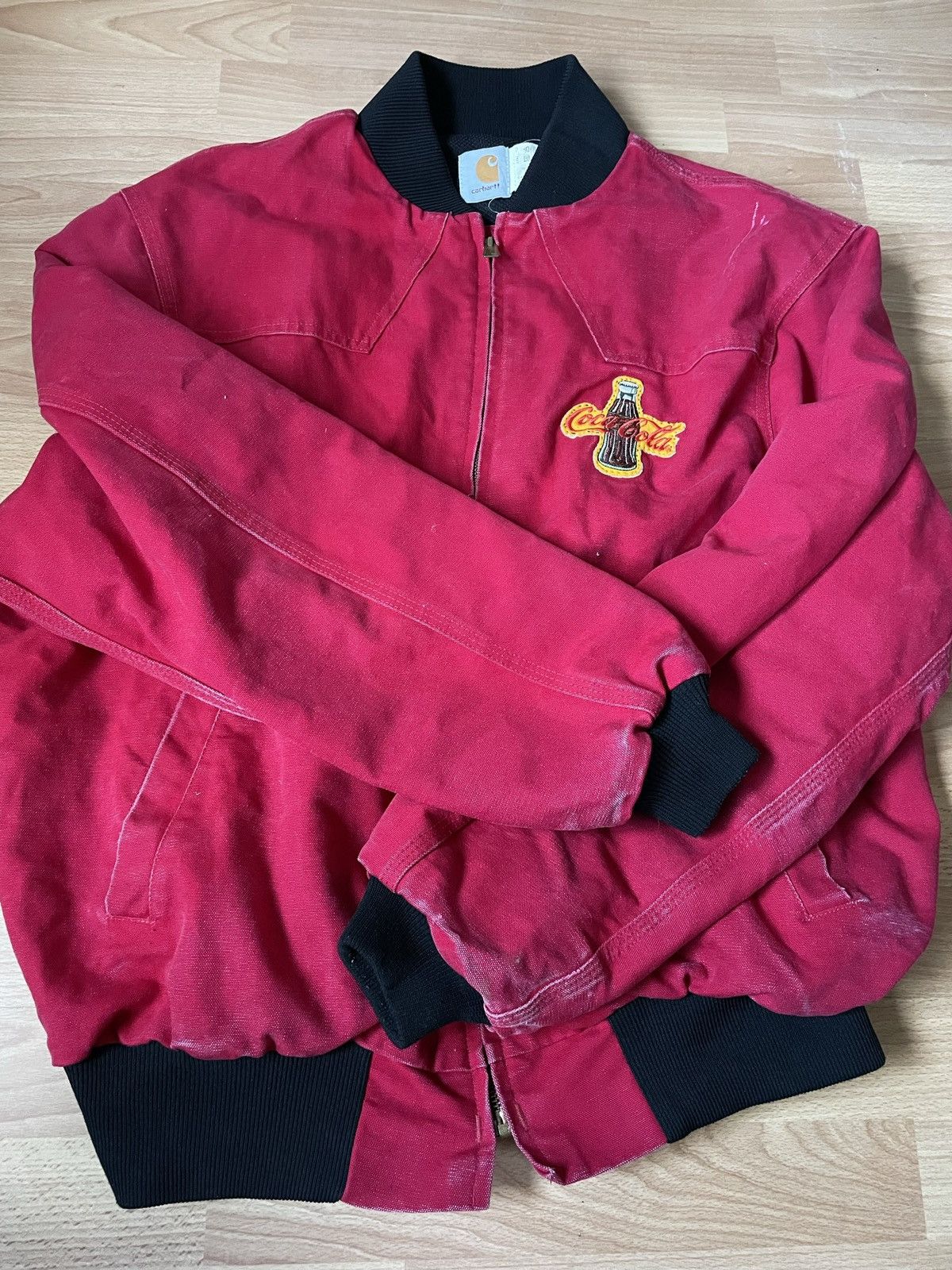 Carhartt Vintage Carhartt Santa Fe Jacket Red Coca Cola Patch | Grailed