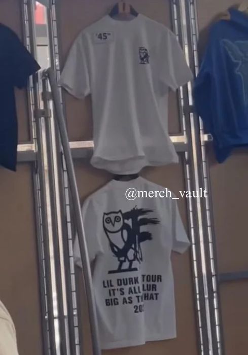 Octobers Very Own Drake x Lil Durk Big as the what tour ovo owl tee ...