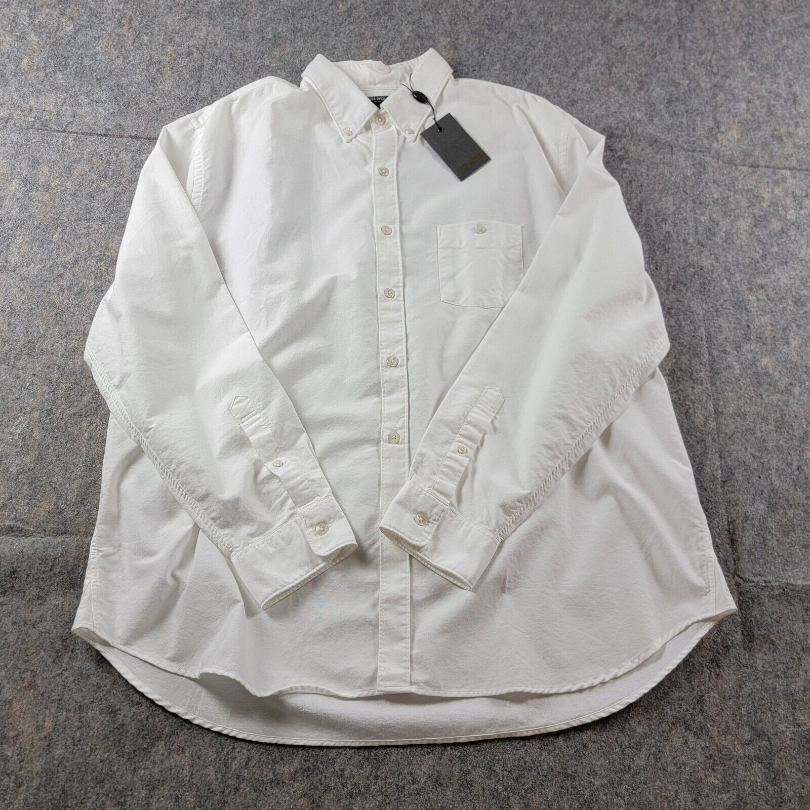 Todd Snyder Todd Snyder x Baird McNutt Sea Soft Linen Band Collar Shirt ...