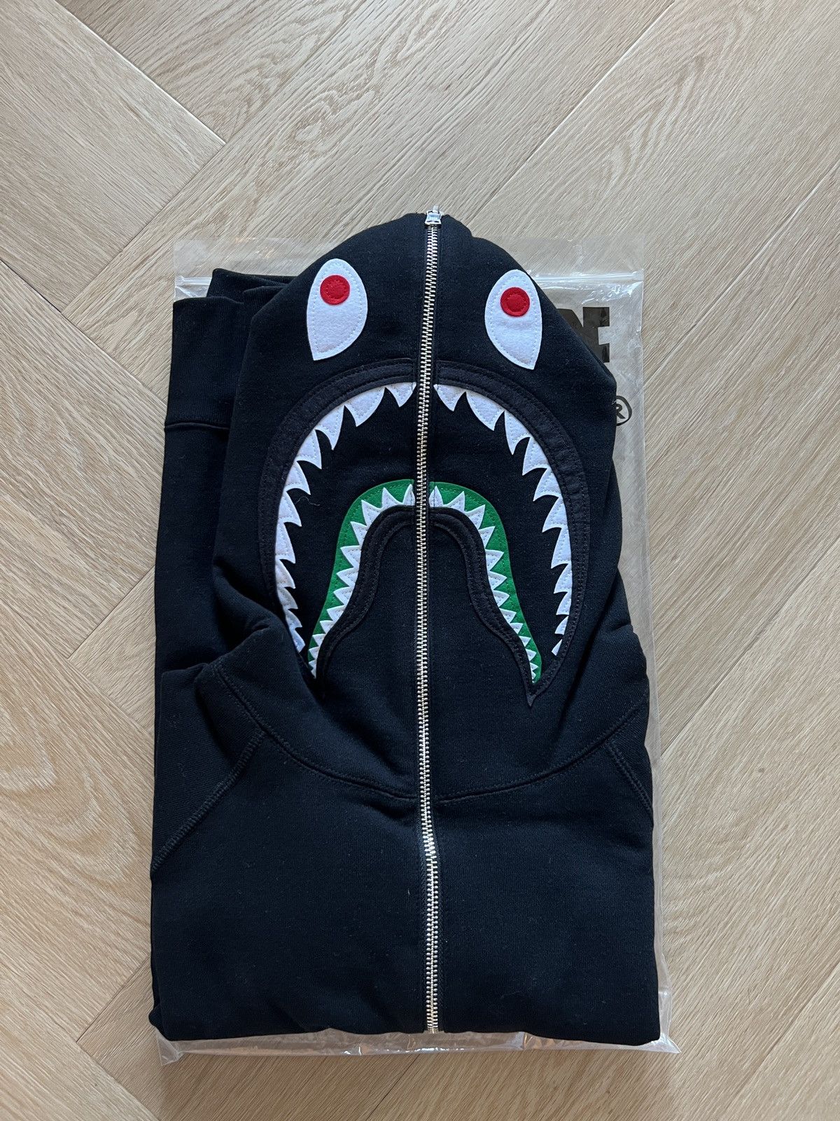 Bape BAPE X HEINEKEN HALF-ZIP SHARK HOODIE | Grailed