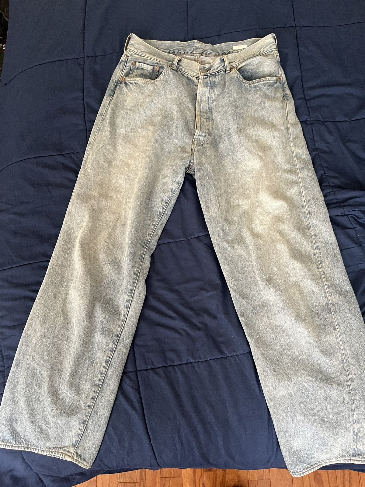 Comoli Comoli 5p Denim Bleached | Grailed