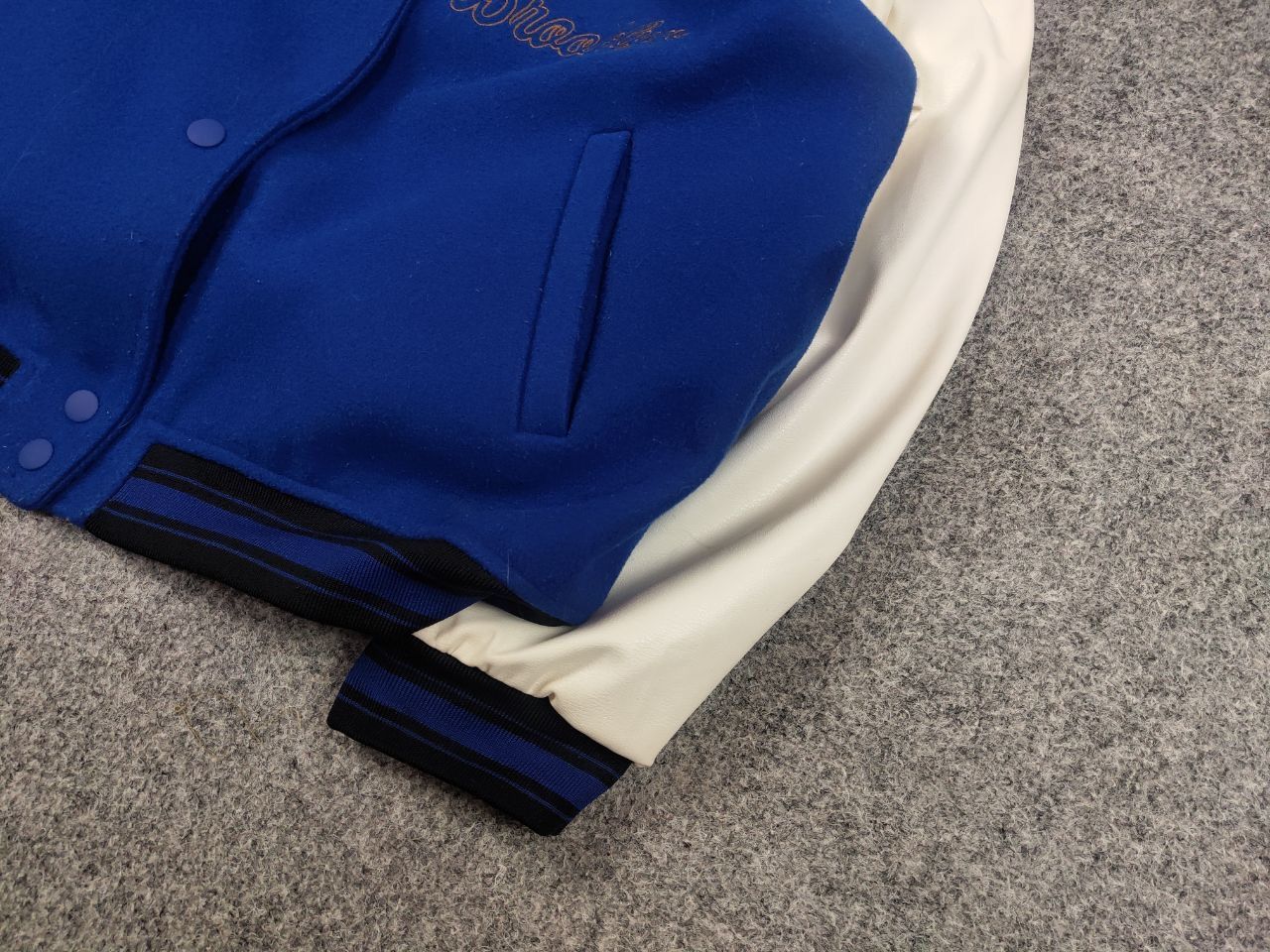 Streetwear × Varsity Jacket × Vintage Vintage Varsity Bomber Letterman ...