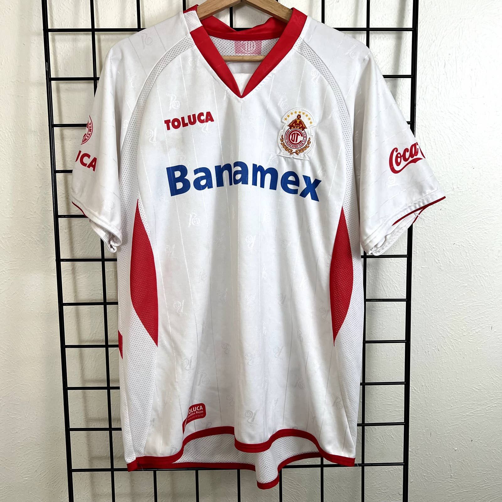 Vintage Toluca Deportivo 2000s Football Soccer Jersey | Grailed