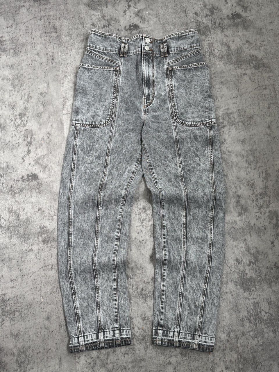 Isabel Marant Etoile Isabel Marant Etoile Acid Wash Sculpted Panel ...