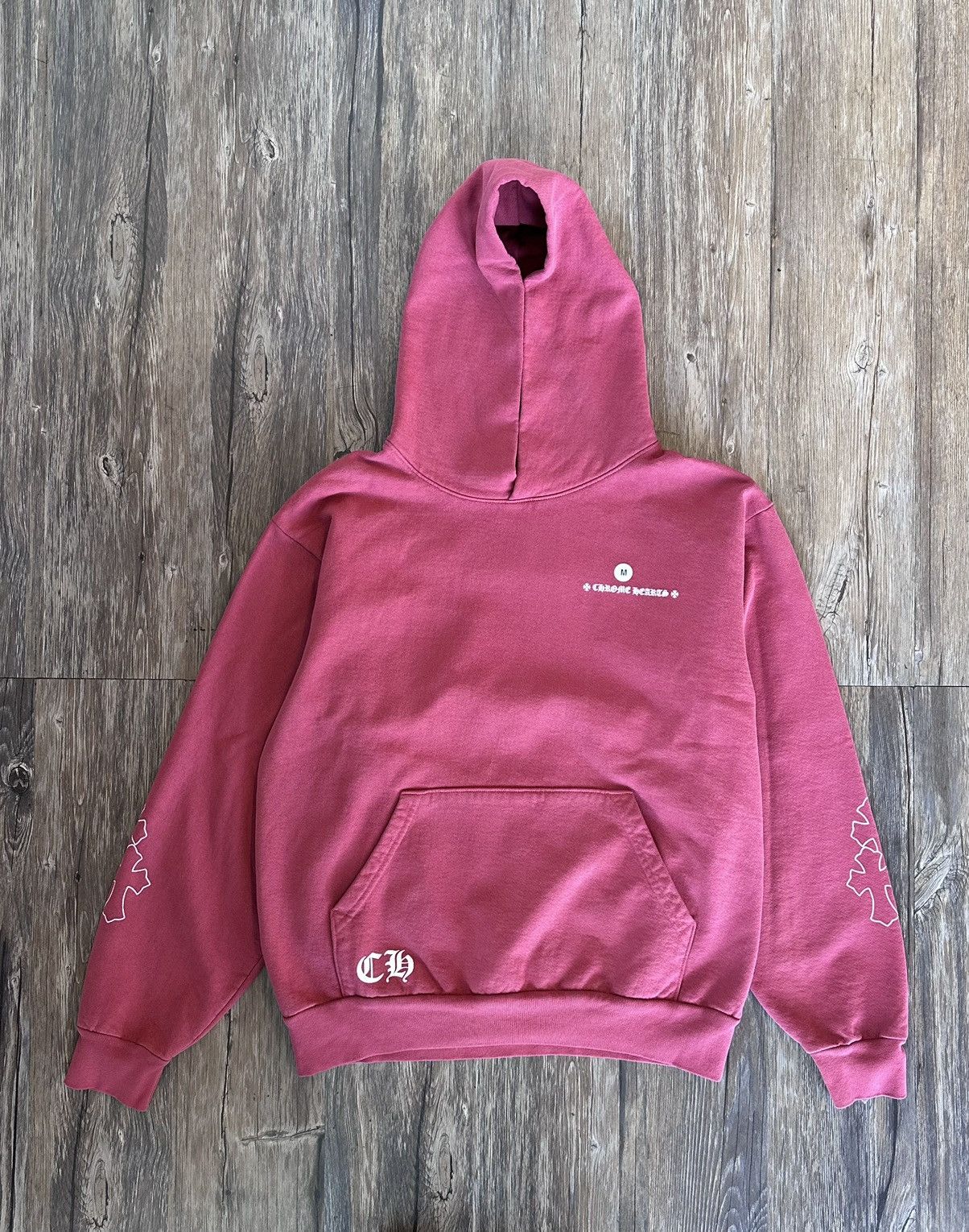Chrome Hearts Chrome Hearts X CLB Hoodie Red | Grailed