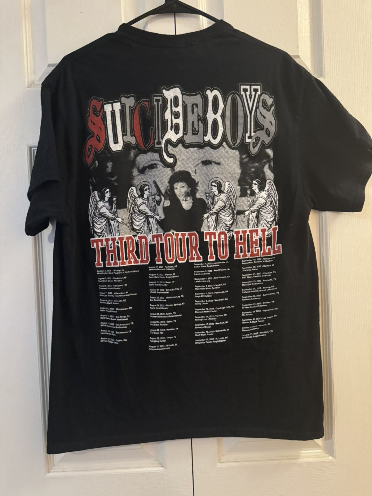 Pouya & $uicideboy$ Merch Large 2022 $uicideboy$ Grey Day Tour shirt ...