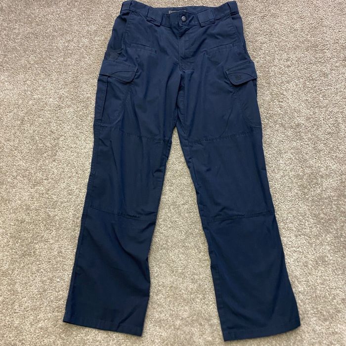 Vintage 5.11 Tactical Pants Mens Size 32x32 Blue Cargo Ripstop Navy ...