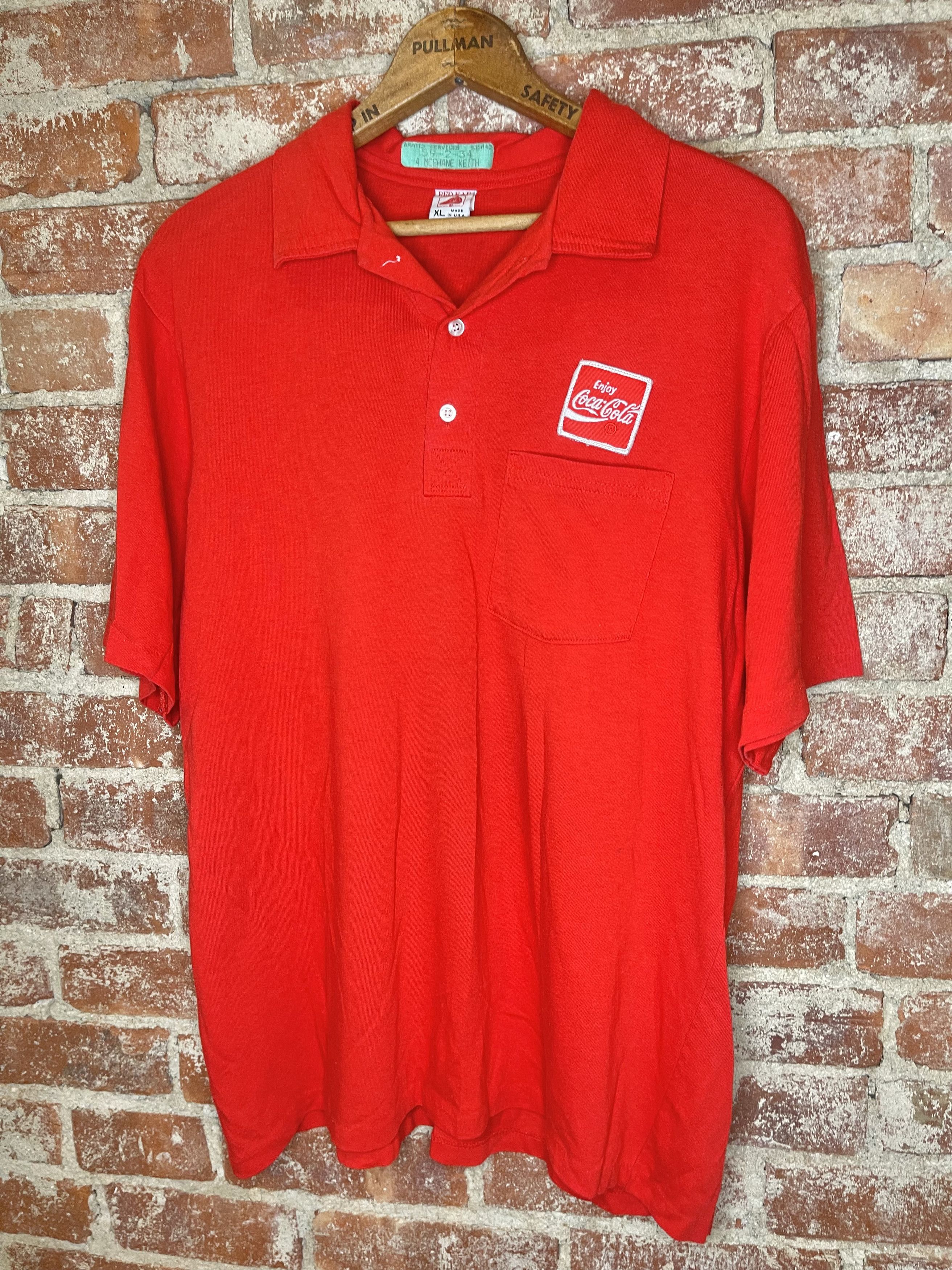Vintage Coca-Cola Vintage 80's Retro Polo Single Stitch Shirt | Grailed