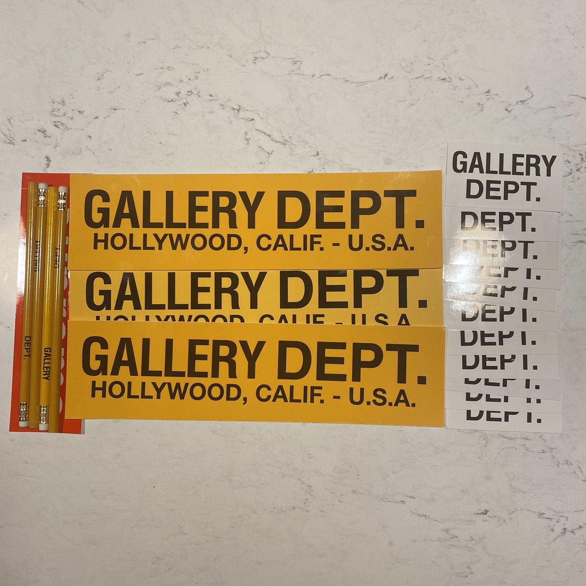 Gallery Dept. Pencils + Stickers | Grailed