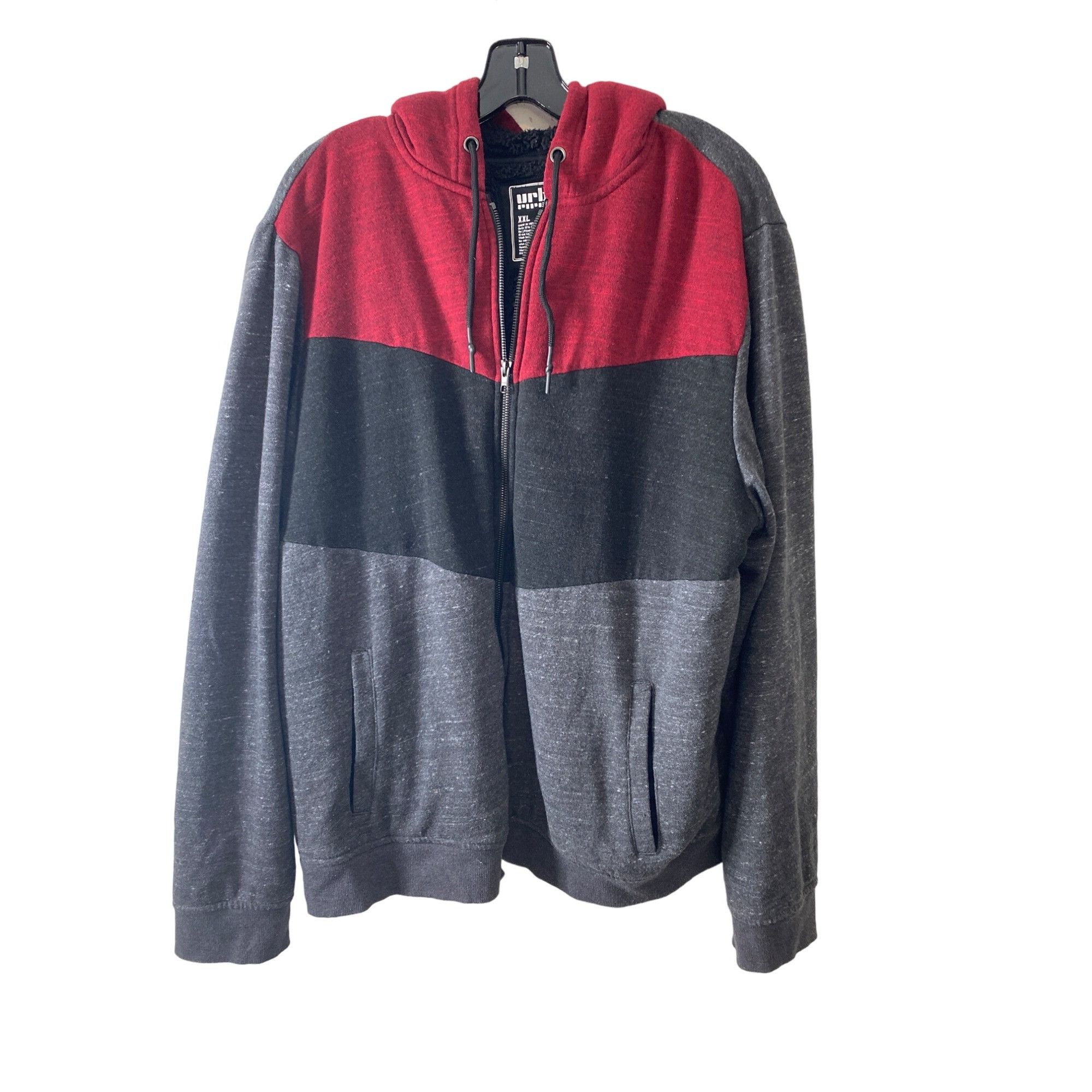 Urban Pipeline URBAN PIPELINE MEN'S COLORBLOCK FAUX SHERPA LINED KNIT ...