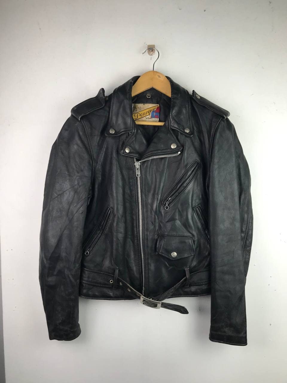 Leather × Schott × Vintage Vintage Perfecto Schott Leather jacket | Grailed