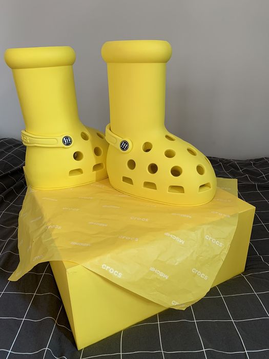 Crocs MSCHF x Crocs Big Red Boot | Grailed