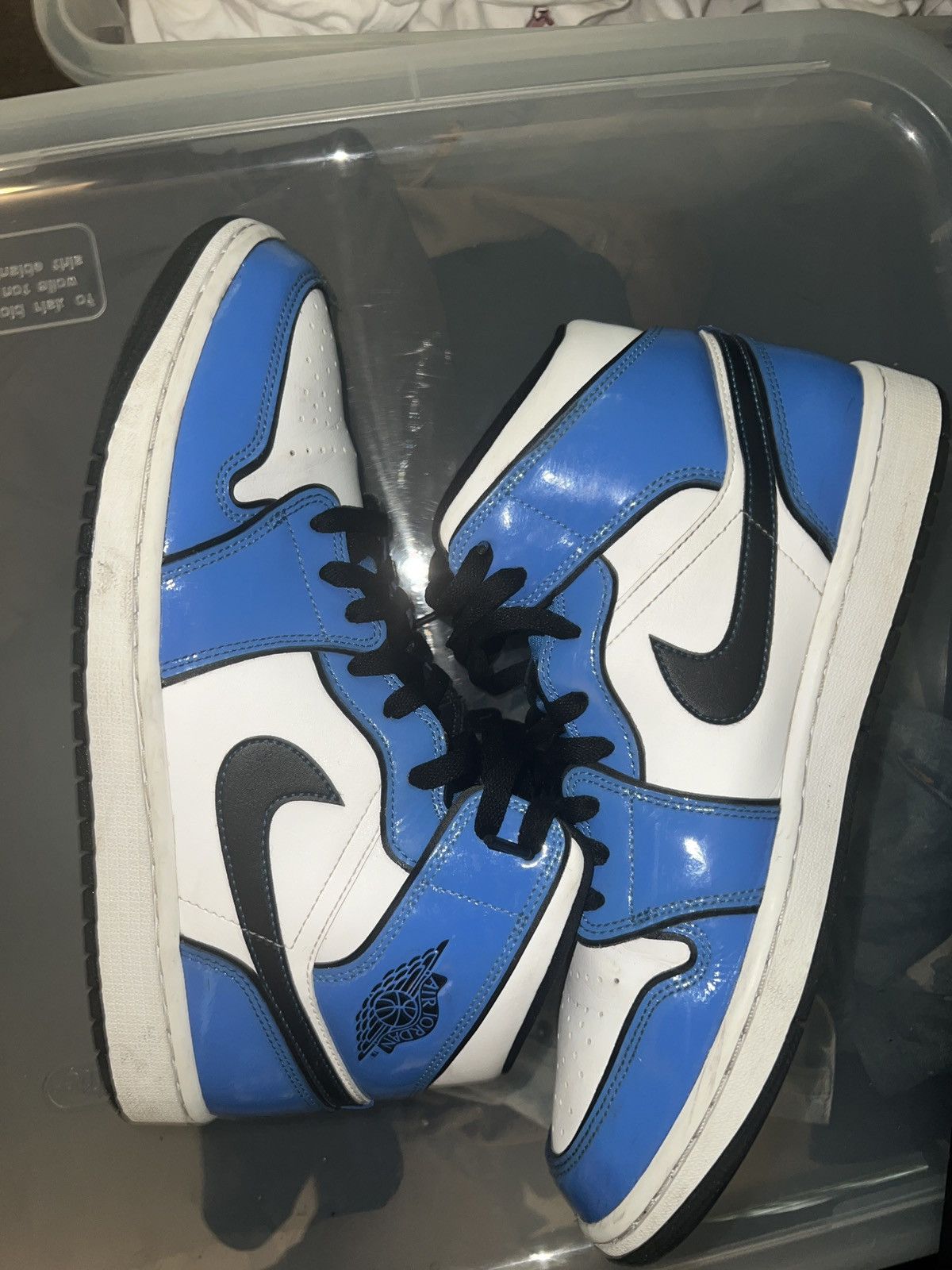 Jordan Brand × Nike Jordan 1 Mid Signal Blue | Grailed