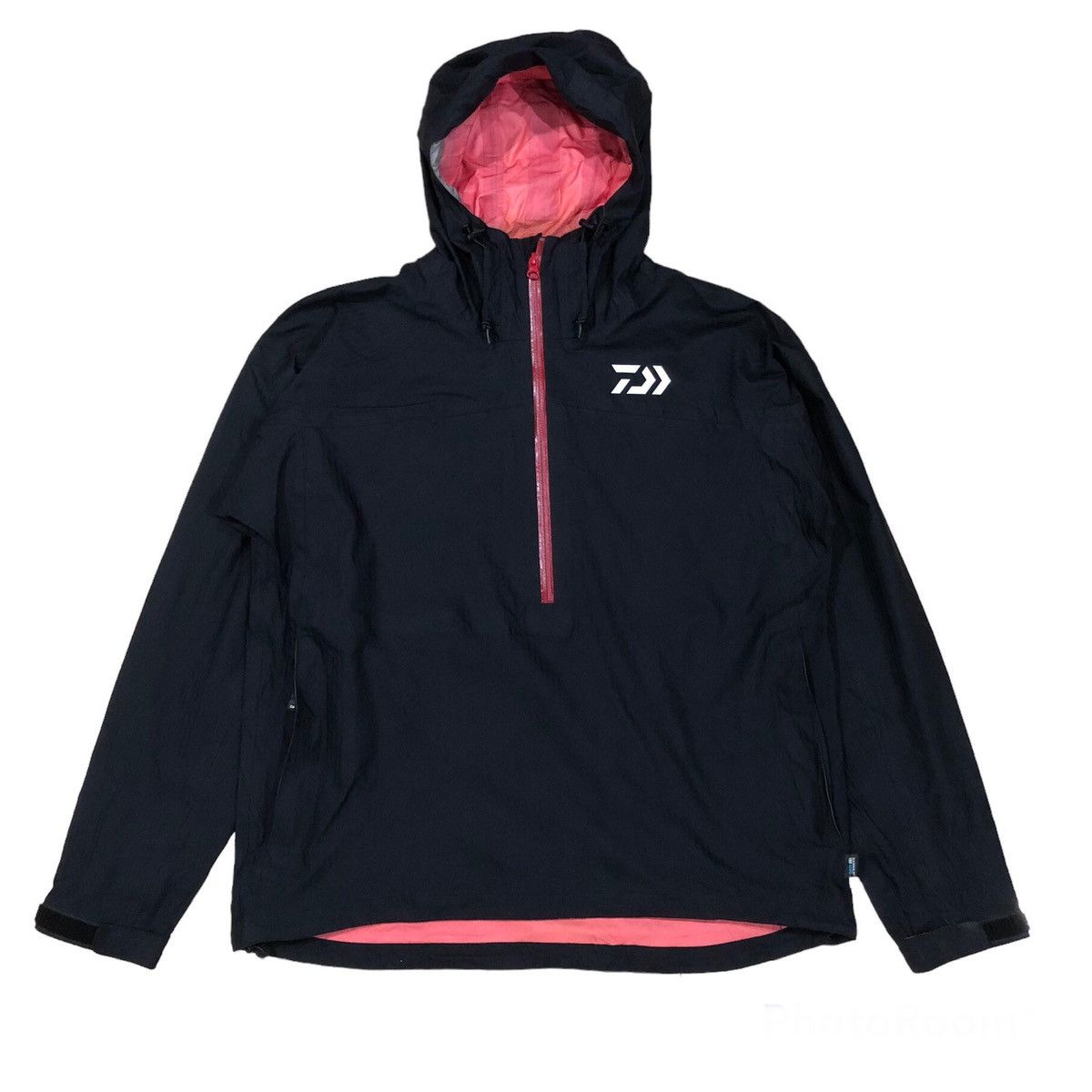 Rare Daiwa Rainmax 100 Half zip waterproof jacket | Grailed