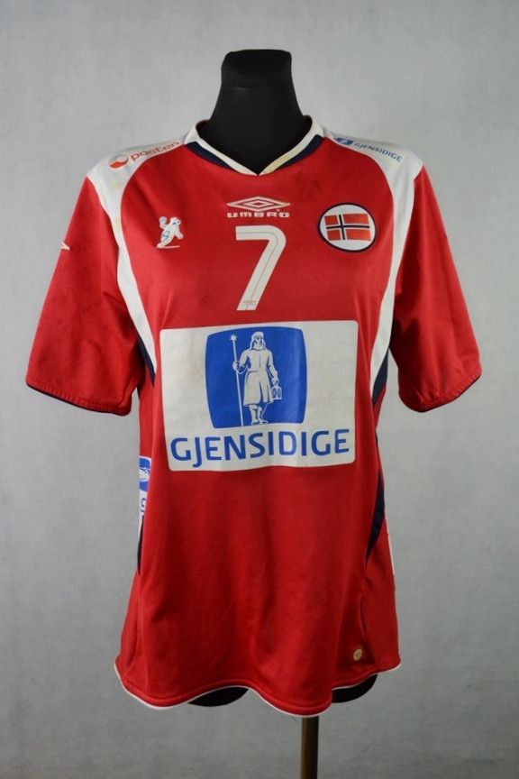 Very Rare Norway National Handball Match Worn Shirt #7 Tonje Nøstvold ...