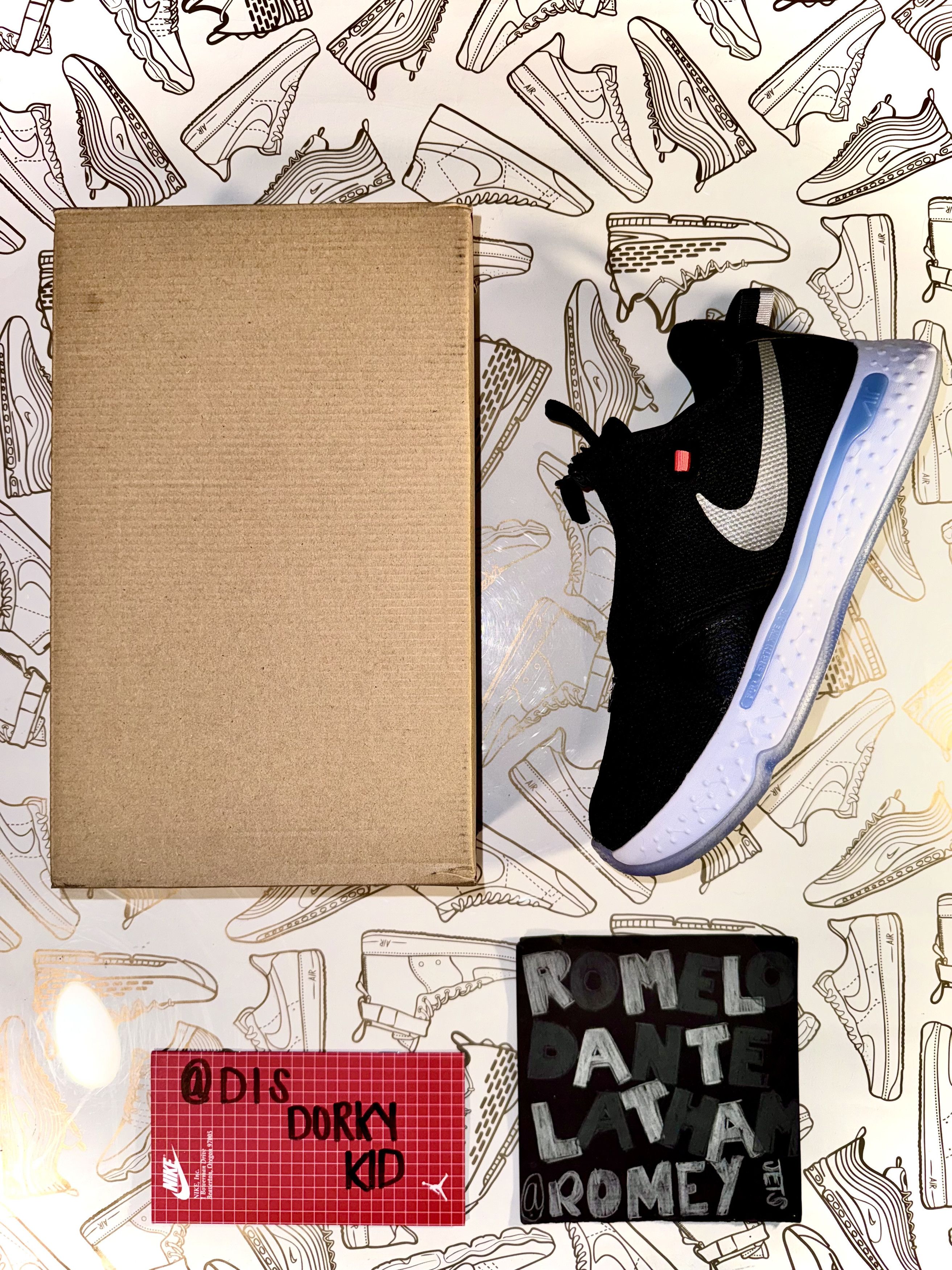 Nike Black/White/Light Smoke Grey OG Nike PG4’s (2020) | Grailed