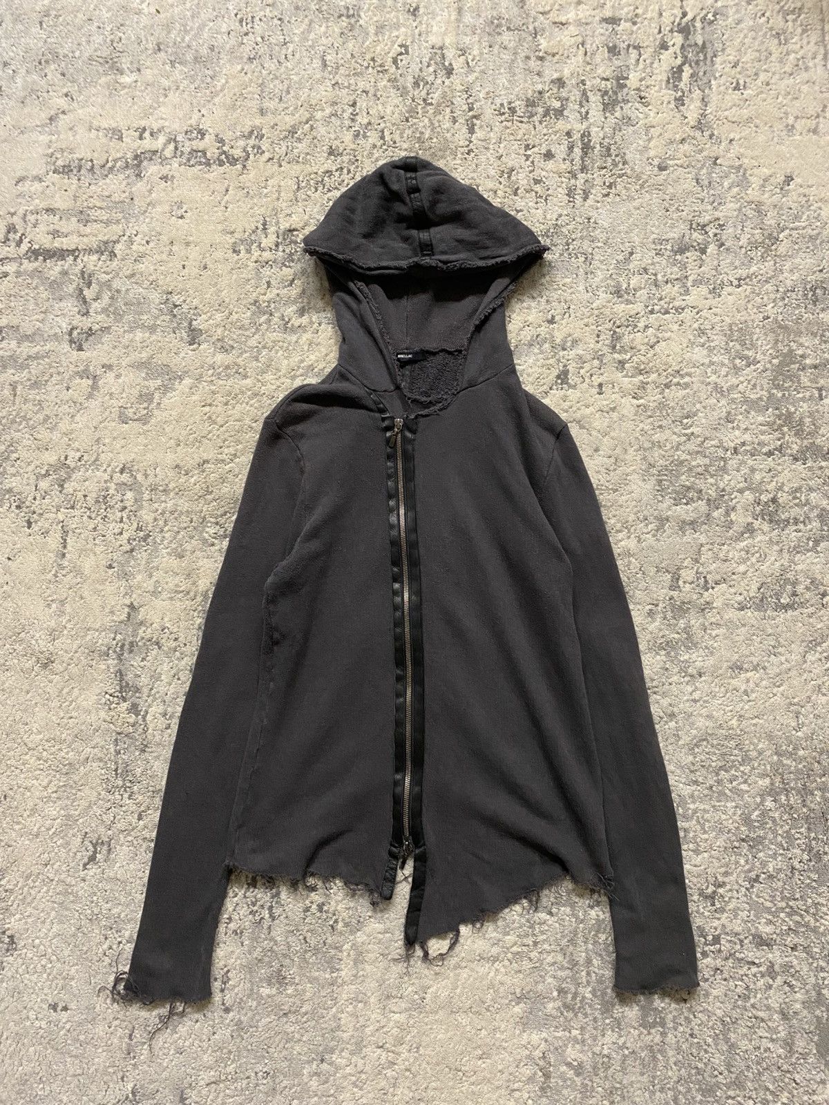 Japanese Brand × Shellac Shellac - "Phantom" Asymmetrical Hoodie | Grailed