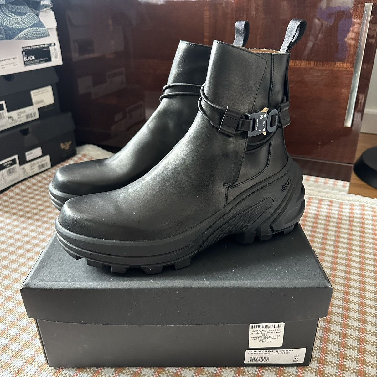 1017 ALYX 9SM × Alyx × Vibram 1017 ALYX 9SM Buckle Chelsea Boots with ...