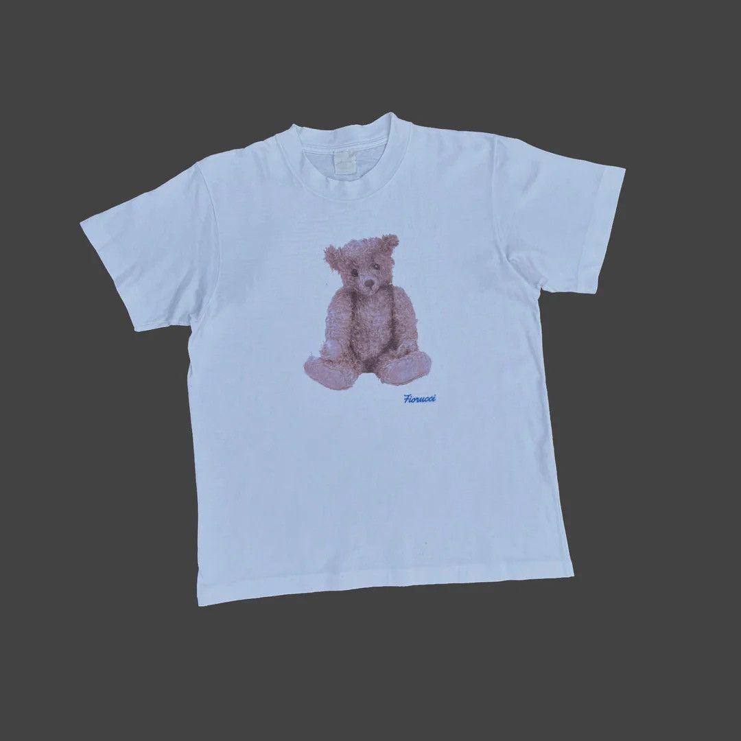 Fiorucci × Vintage Fiorucci 90s Vintage Teddy Bear T-Art Italy Rare Top ...