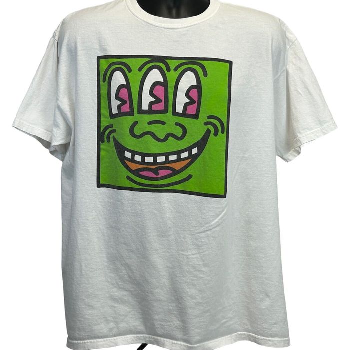 Keith Haring Keith Haring Three Eyed Smiling Face T Shirt Monster Pop ...