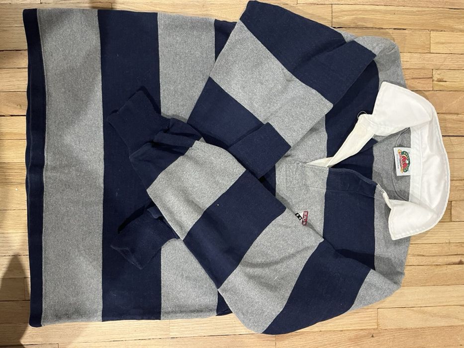 Barbarian Vintage Barbarian UPenn Striped Rugby Shirt | Grailed