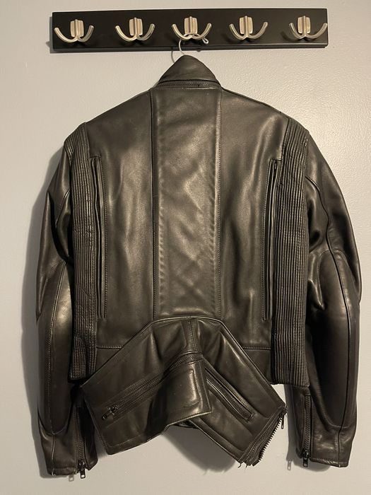 Hein Gericke First Gear Leather Motorcycle Jacket | Grailed