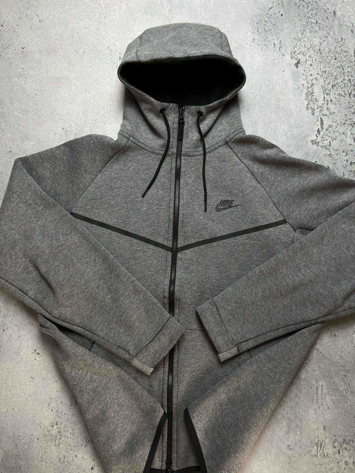 Nike 🔥 Grey Nike Tech Fleece Full Suit Oversize Drill Track Suit | Grailed