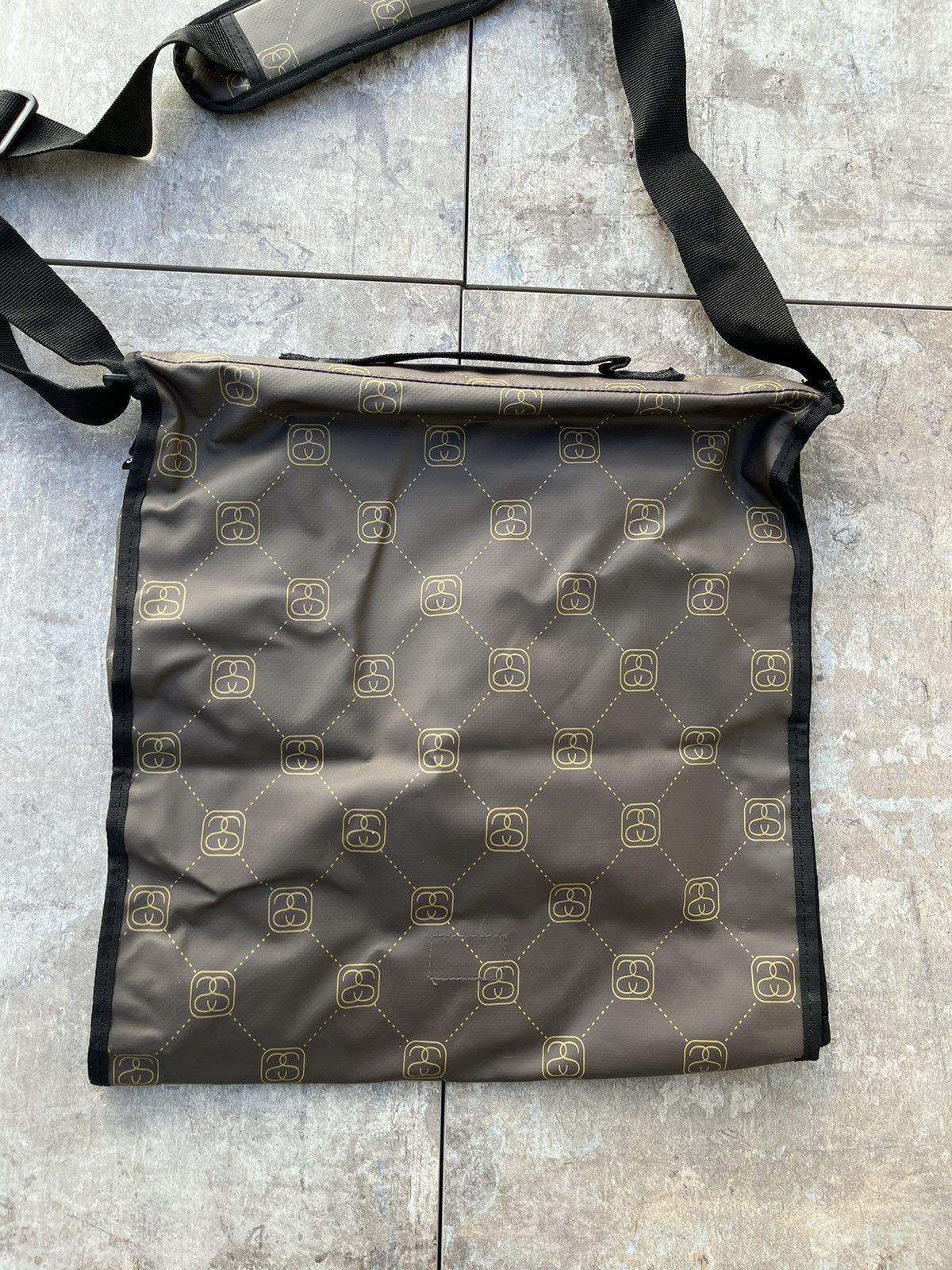 Stussy × Vintage Vintage 90s Stussy “Stucci” Monogram Sample Bag | Grailed