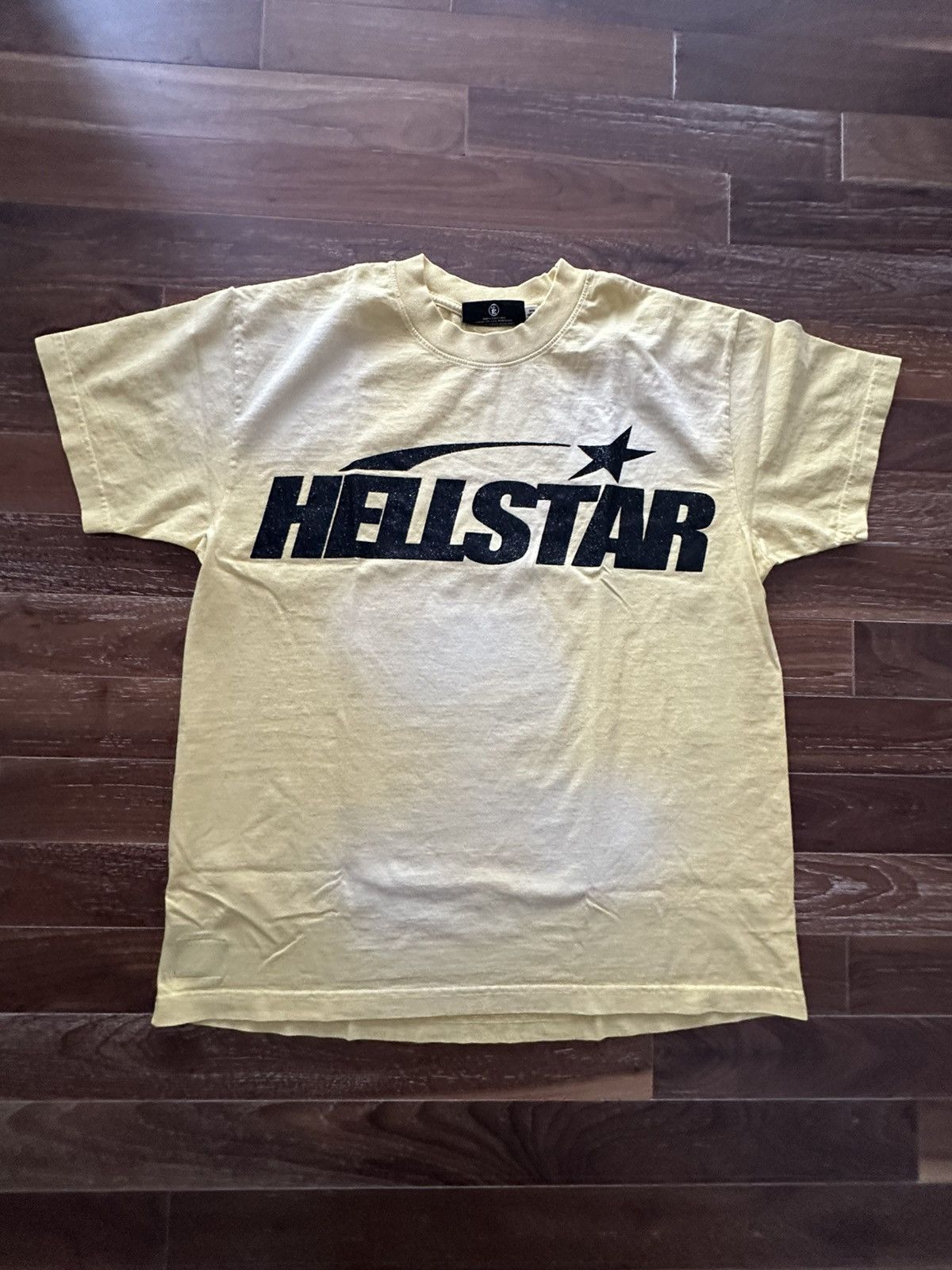 HELLSTAR × Hype × Streetwear Hellstar black glitter classic logo t-shirt | Grailed